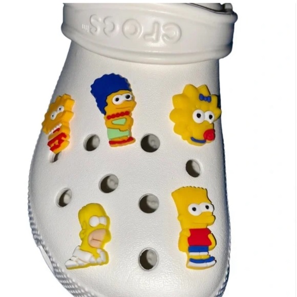 CROCS | Accessories | Crocs Jibbitz Shoe Charms The Simpsons 5 Piece ...